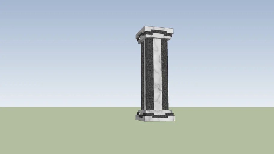 marble column | 3D Warehouse