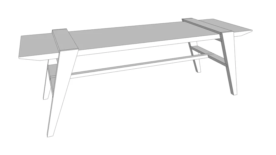 MODERN BENCH | 3D Warehouse