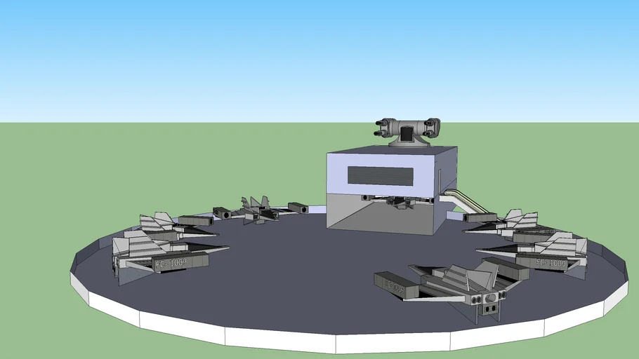 Space ship landing platform | 3D Warehouse