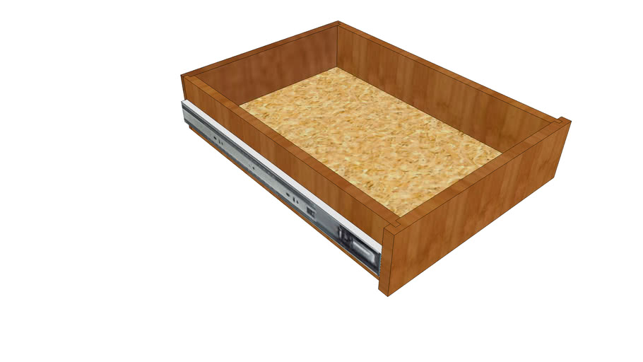 Drawer with slide | 3D Warehouse