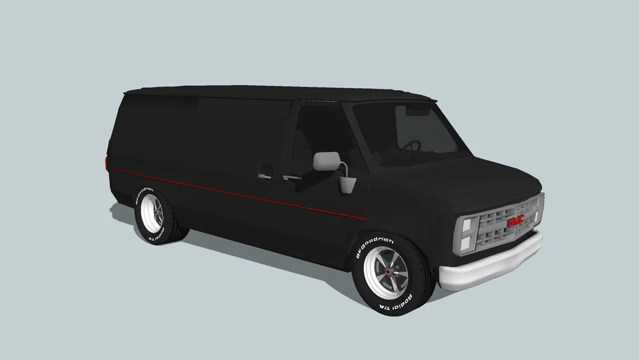 GMC Vandura custom street van | 3D Warehouse