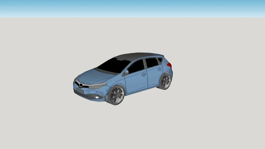 2015 Toyota Auris | 3D Warehouse