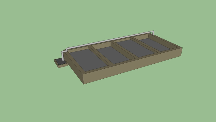 Sludge drying beds | 3D Warehouse