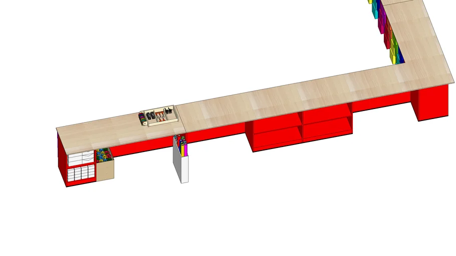 COUNTER CON RELLENO | 3D Warehouse