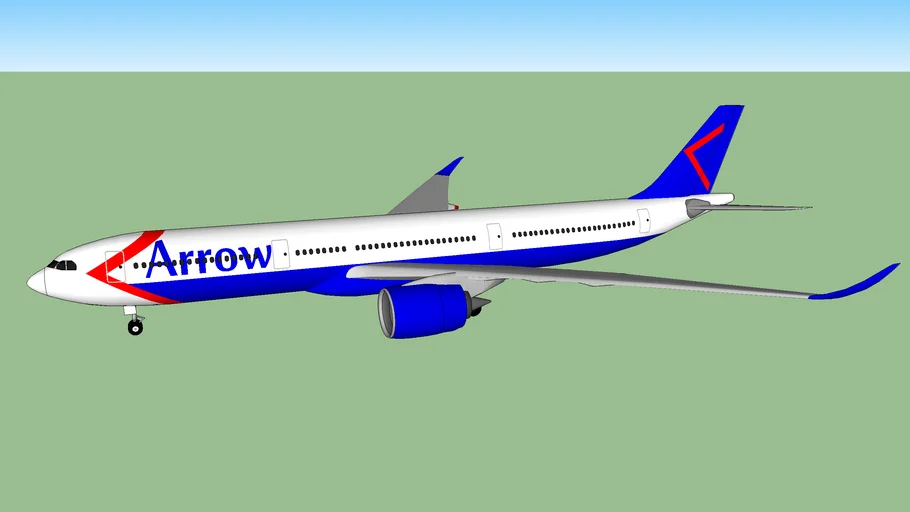 Arrow Airlines Airbus A330-800neo | 3D Warehouse