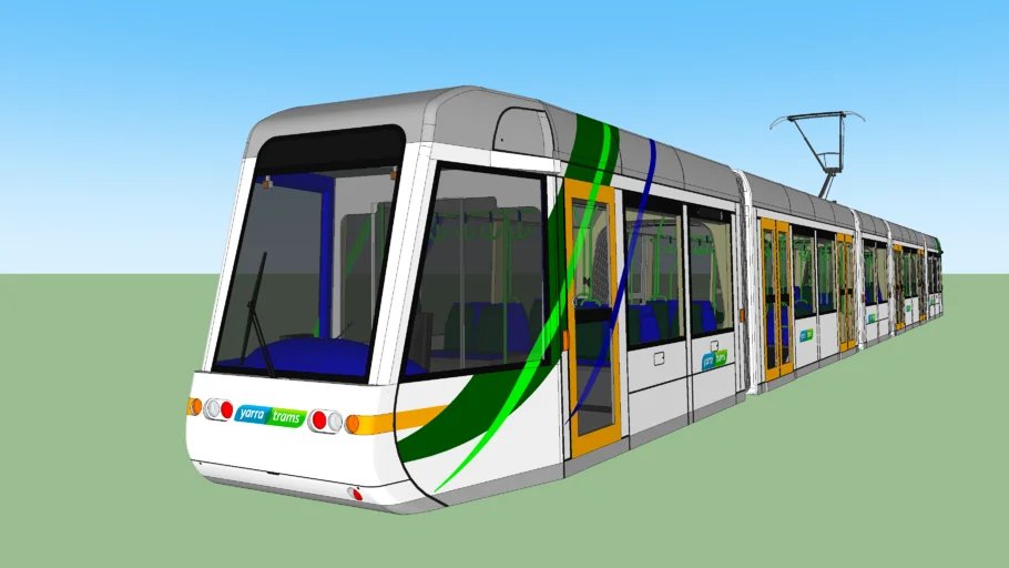 Alstom Citadis 302 C class Melbourne Tram (Yarra Trams Mk 4) (Mock up ...