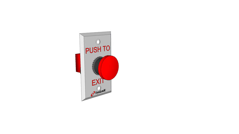 DynaLock 6290 Exit Button | 3D Warehouse