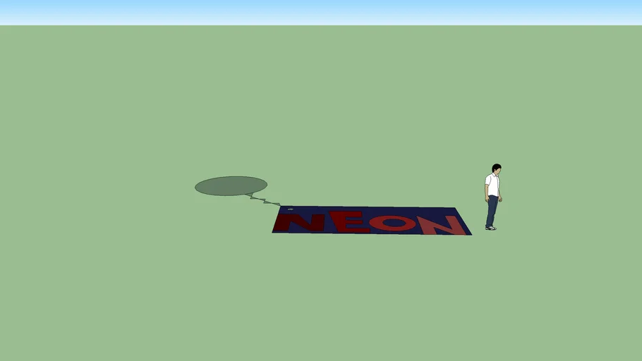 Neon Key ring | 3D Warehouse