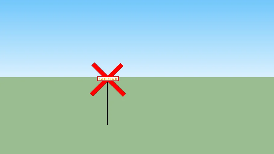 rail sign 2 | 3D Warehouse