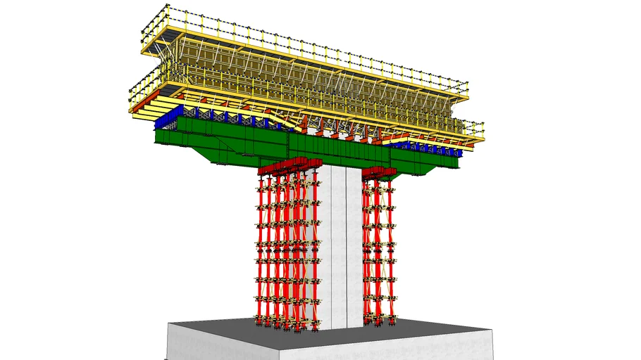 Supporting and Formwork Pier Head | 3D Warehouse