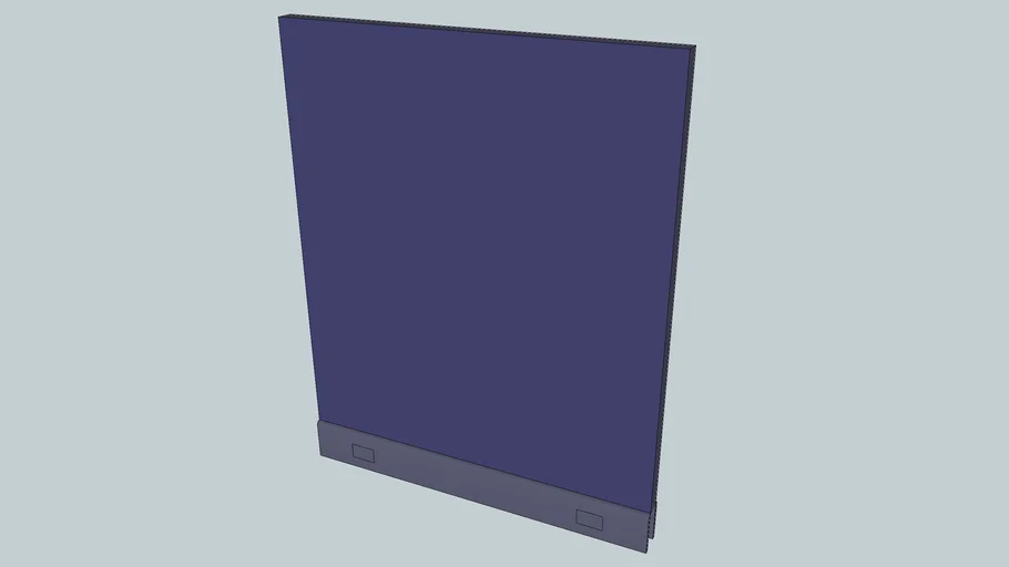 42'W Herman Miller AO2 Panel | 3D Warehouse