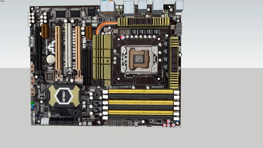 ASUS TUF Sabertooth X58 | 3D Warehouse