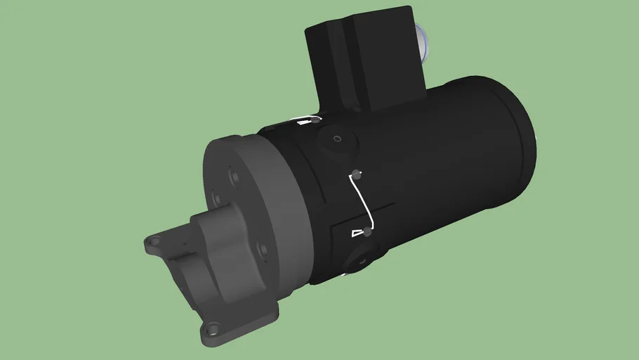 M134D 3K GEAR HEAD AND MOTOR DRIVE | 3D Warehouse