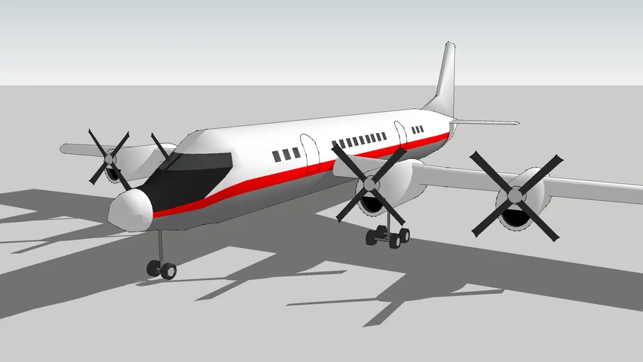 Ilyushin il-18 | 3D Warehouse