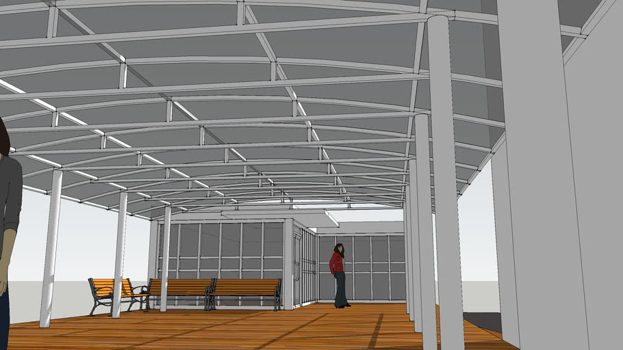 Steel Canopy | 3D Warehouse