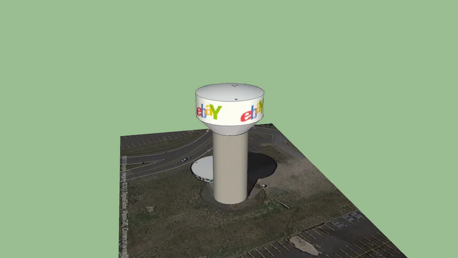 Ebay Water Tower at Gillette Stadium | 3D Warehouse