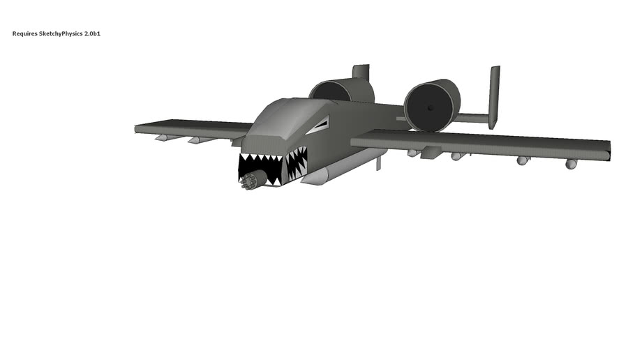 A10 Warthog | 3D Warehouse