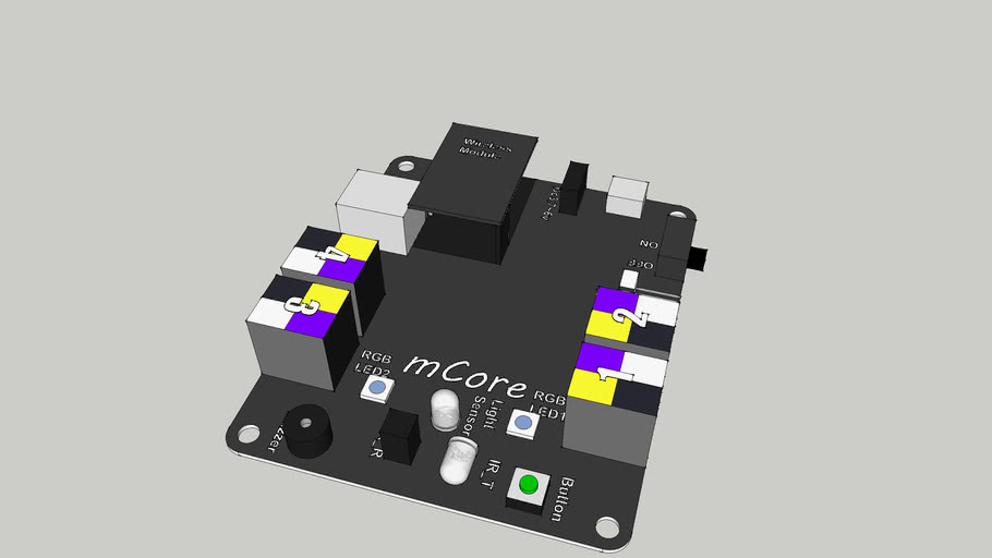 mCore pour mBot de Makeblock | 3D Warehouse