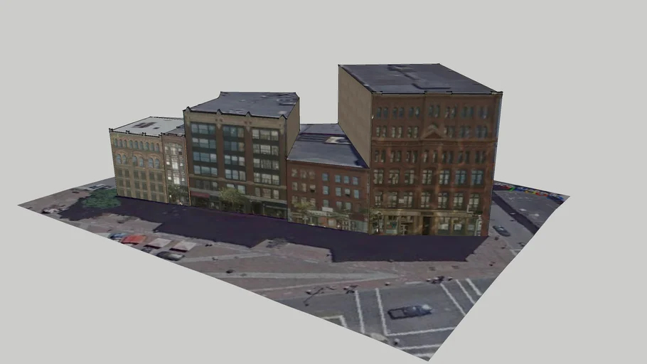 Monument Square Cluster | 3D Warehouse