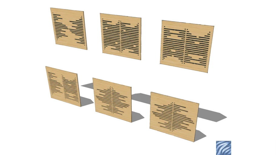 FreeFlow' P19 Binary Panels | 3D Warehouse