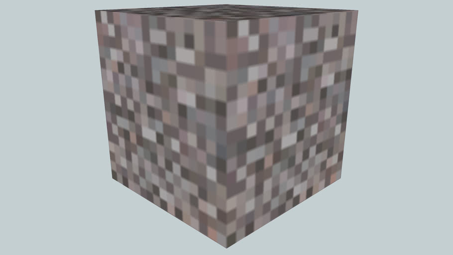 ZSF] Minecraft Blocks: Gravel (13) | 3D Warehouse