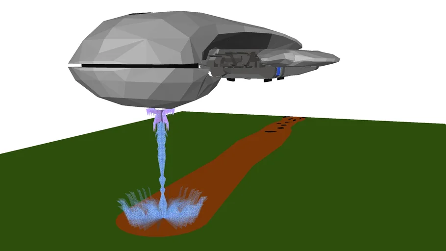 Halo odst assault carrier w/ excavation beam | 3D Warehouse