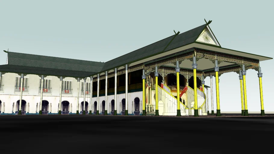Balai Besar (audience hall) | 3D Warehouse