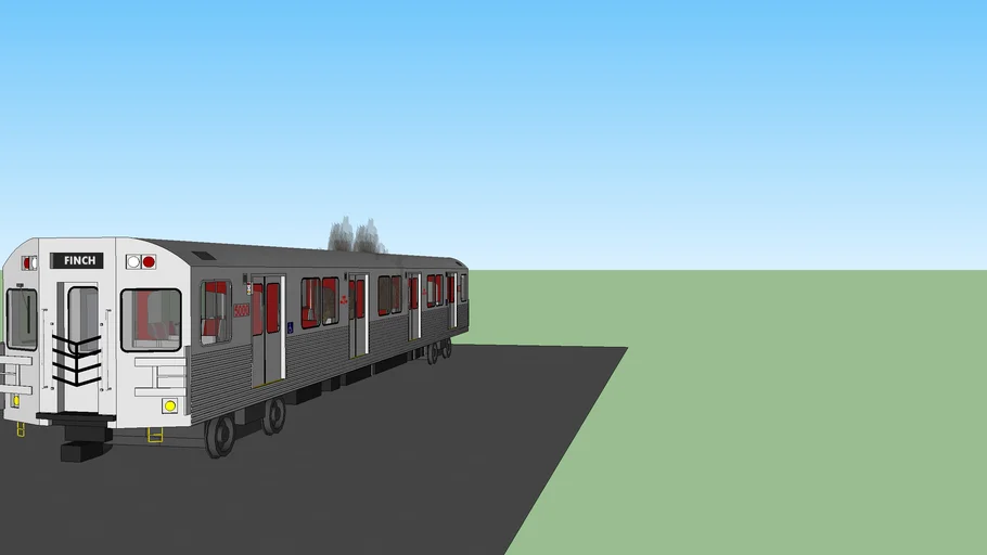 TTC Bombardier T1 Subway Train On Fire | 3D Warehouse