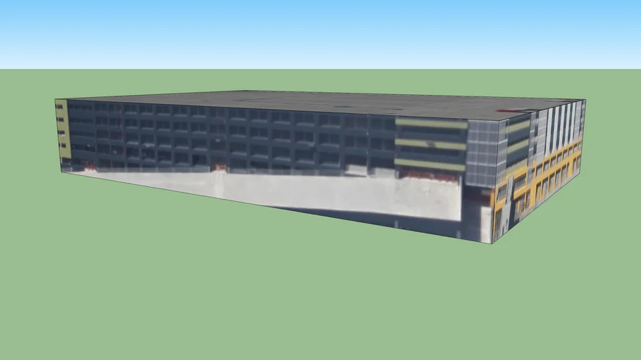 Santana Row Parking Structure in San Jose, California, USA | 3D Warehouse