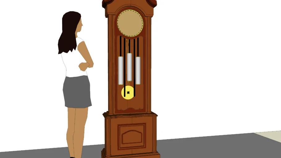 Dong ho dung - GrandFather Clock | 3D Warehouse