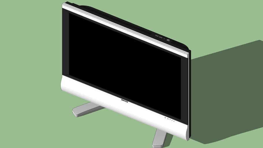 Sharp 37' LCD TV | 3D Warehouse
