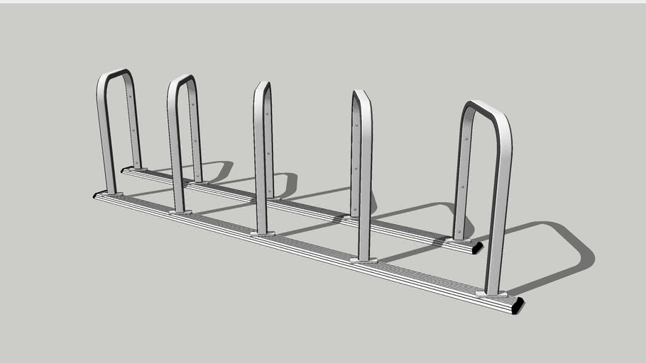 Bike Rack: The Burnside Bike Corral Skew 10 | 3D Warehouse