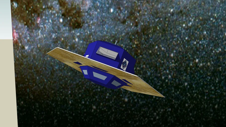ESA's Gaia spacecraft with Milky Way backdrop | 3D Warehouse