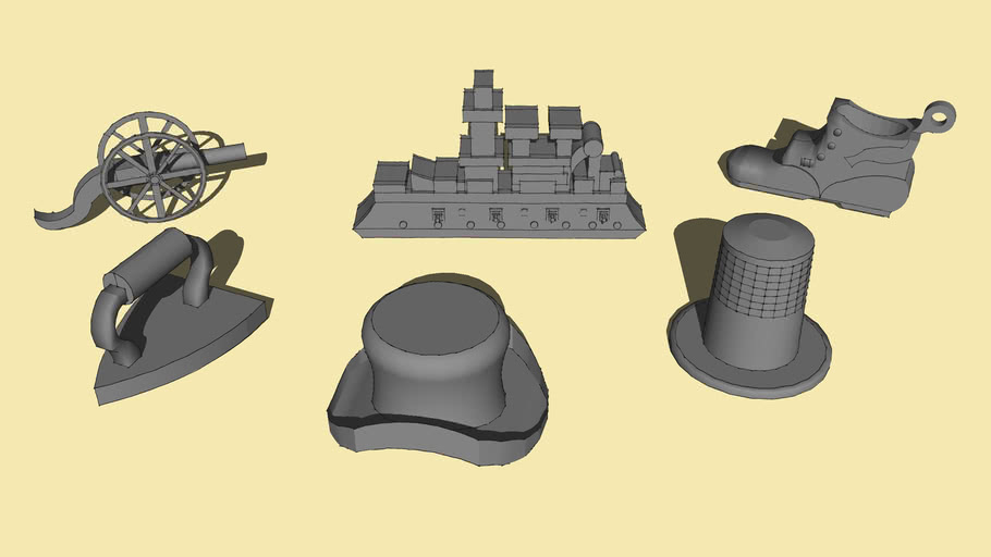 boardgame pieces | 3D Warehouse