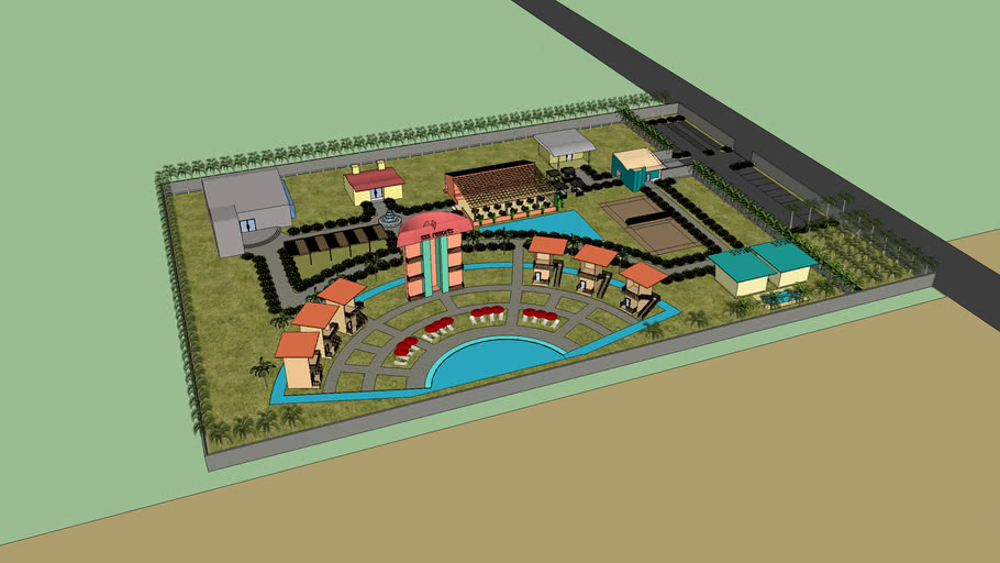 beach resort | 3D Warehouse