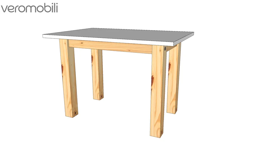 Mesa de Centro Paulista 400 Retangular | 3D Warehouse