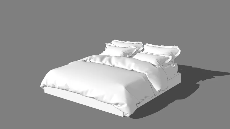 Bed Cover Cleared Mesh | 3D Warehouse