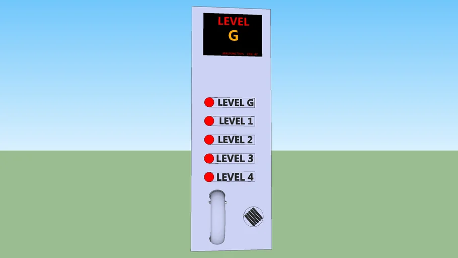 Elevator Control Panel | 3D Warehouse