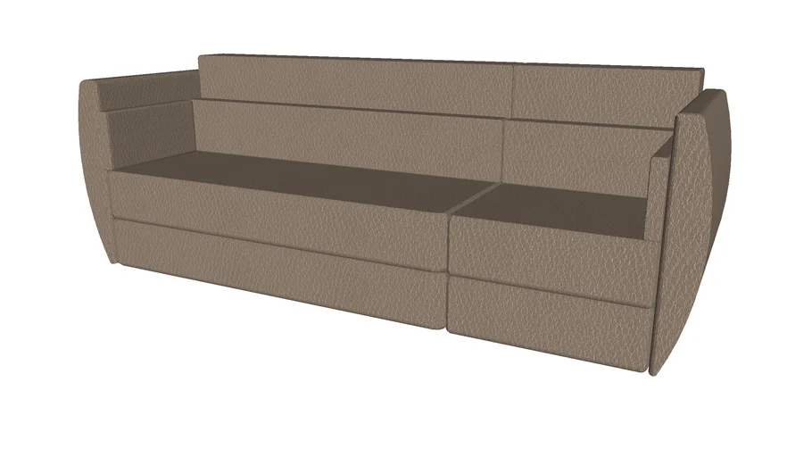 Stuffed Modern Couch - Detailed | 3D Warehouse