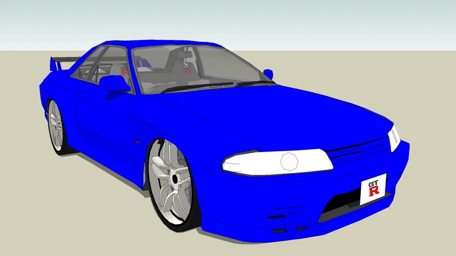 1989 NISSAN SKYLINE R32 GT-R | 3D Warehouse