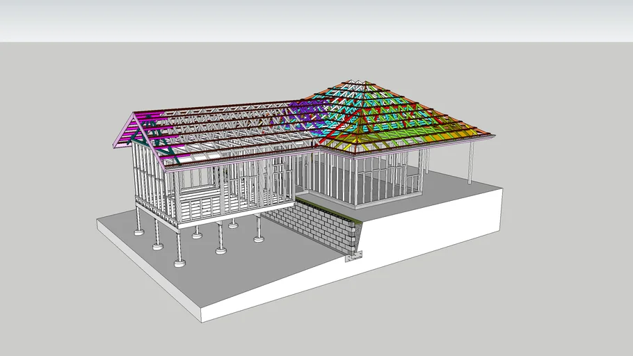 Billabong house_Hip and Gable roof | 3D Warehouse