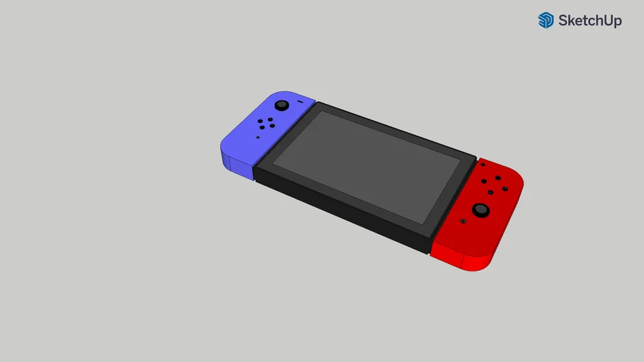 Blue red and black Nintendo Switch | 3D Warehouse