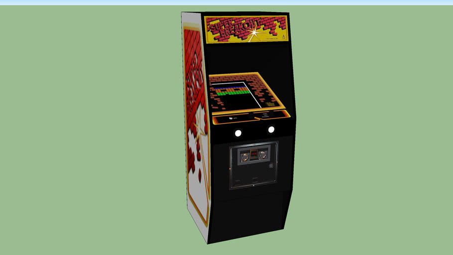 Super Breakout Arcade Game | 3D Warehouse