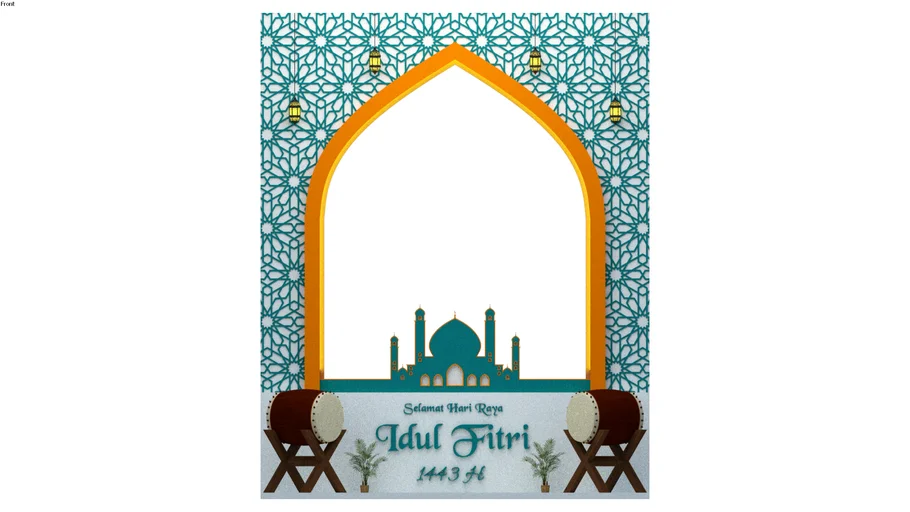 frame idul fitri | 3D Warehouse