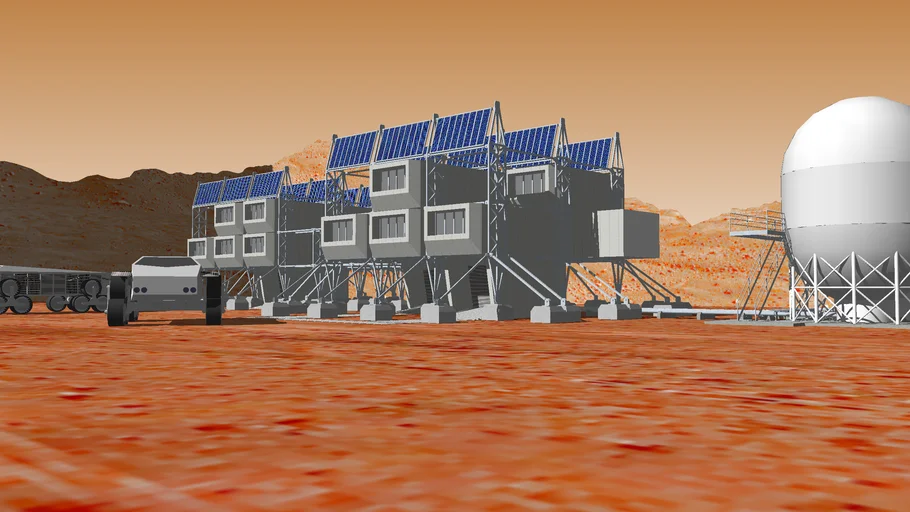 space station mars | 3D Warehouse