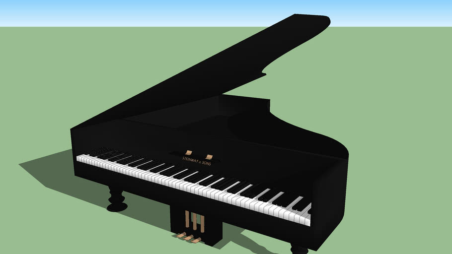 Piano a queue | 3D Warehouse