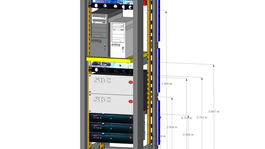 Rack Equipado | 3D Warehouse
