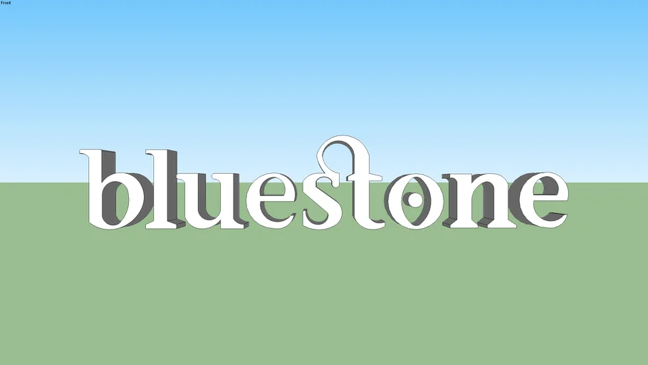 Bluestone Wales Logo | 3D Warehouse
