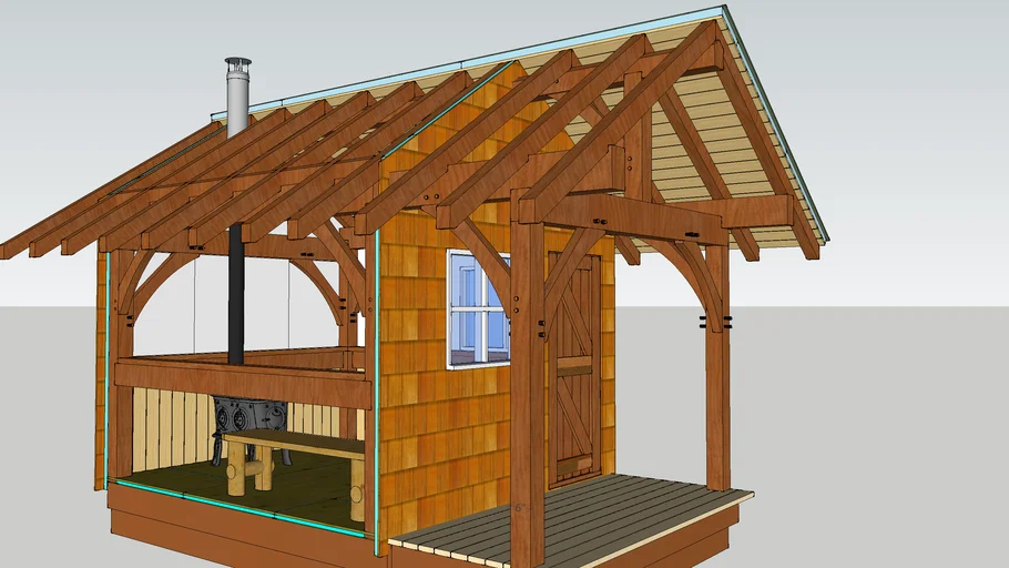 timber frame | 3D Warehouse
