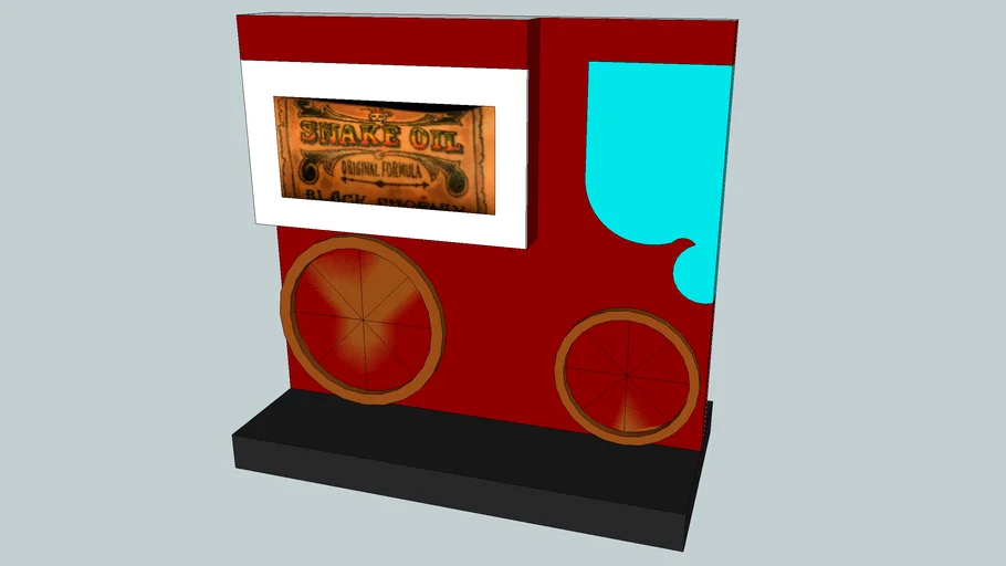 The Phantom Tollbooth- Dr. Dischord and Mathemagician Wagon | 3D Warehouse